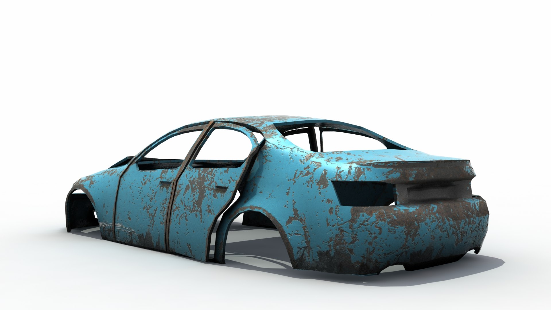 Rusted Wrecked Car Max