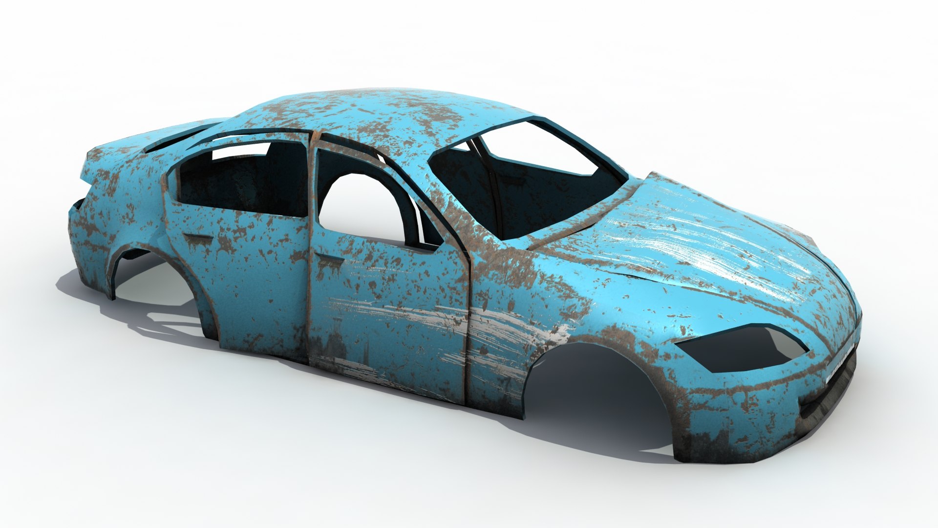 Rusted Wrecked Car Max