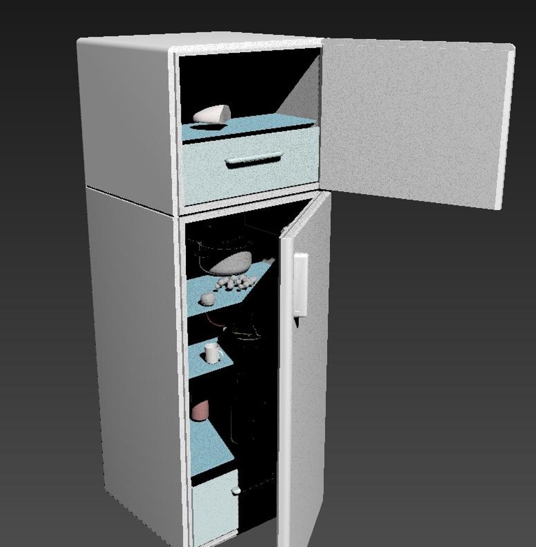 3D fiction fridge - TurboSquid 1234749
