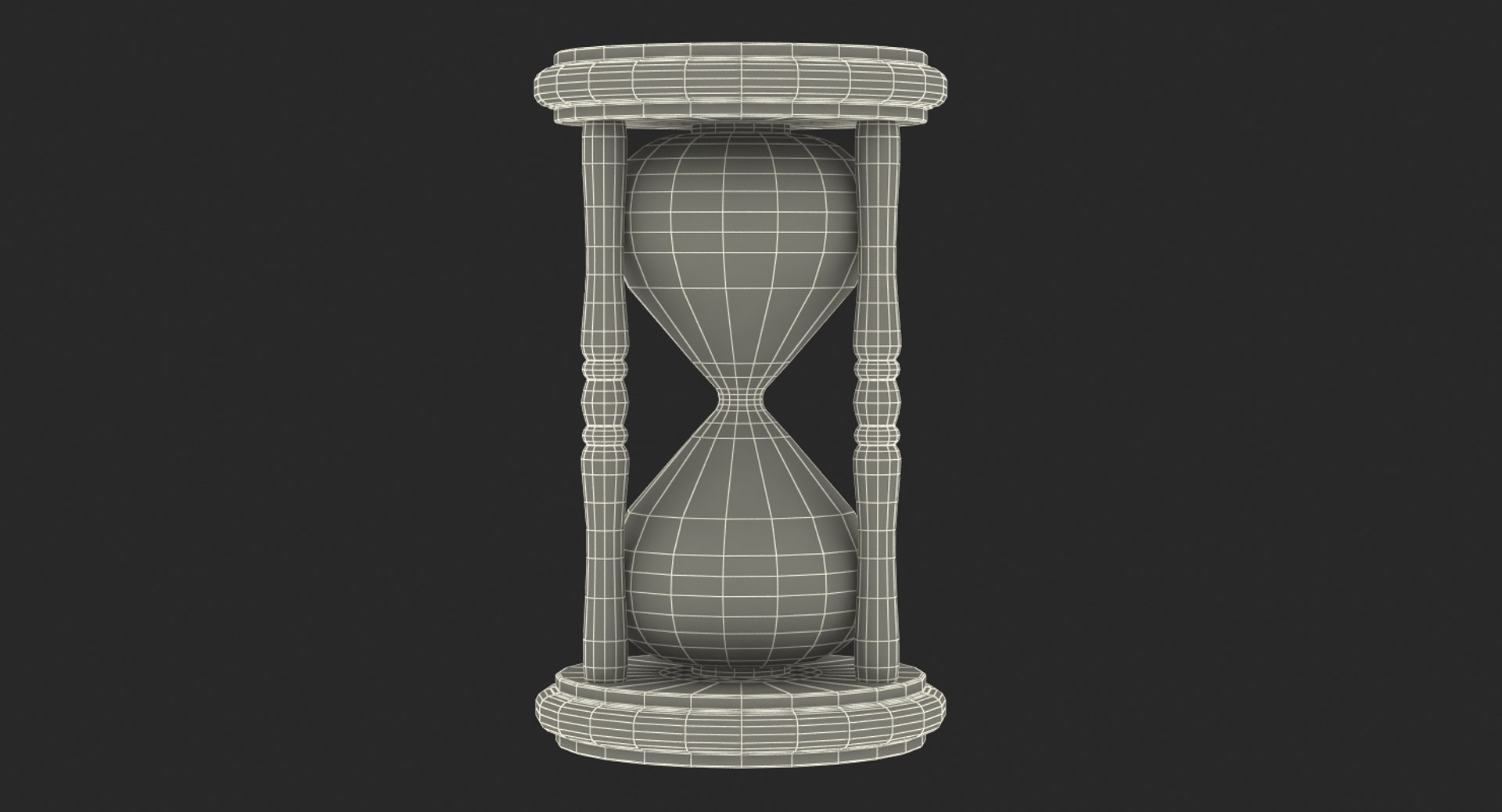 Wood Hourglass Timer Time 3D Model - TurboSquid 1297427