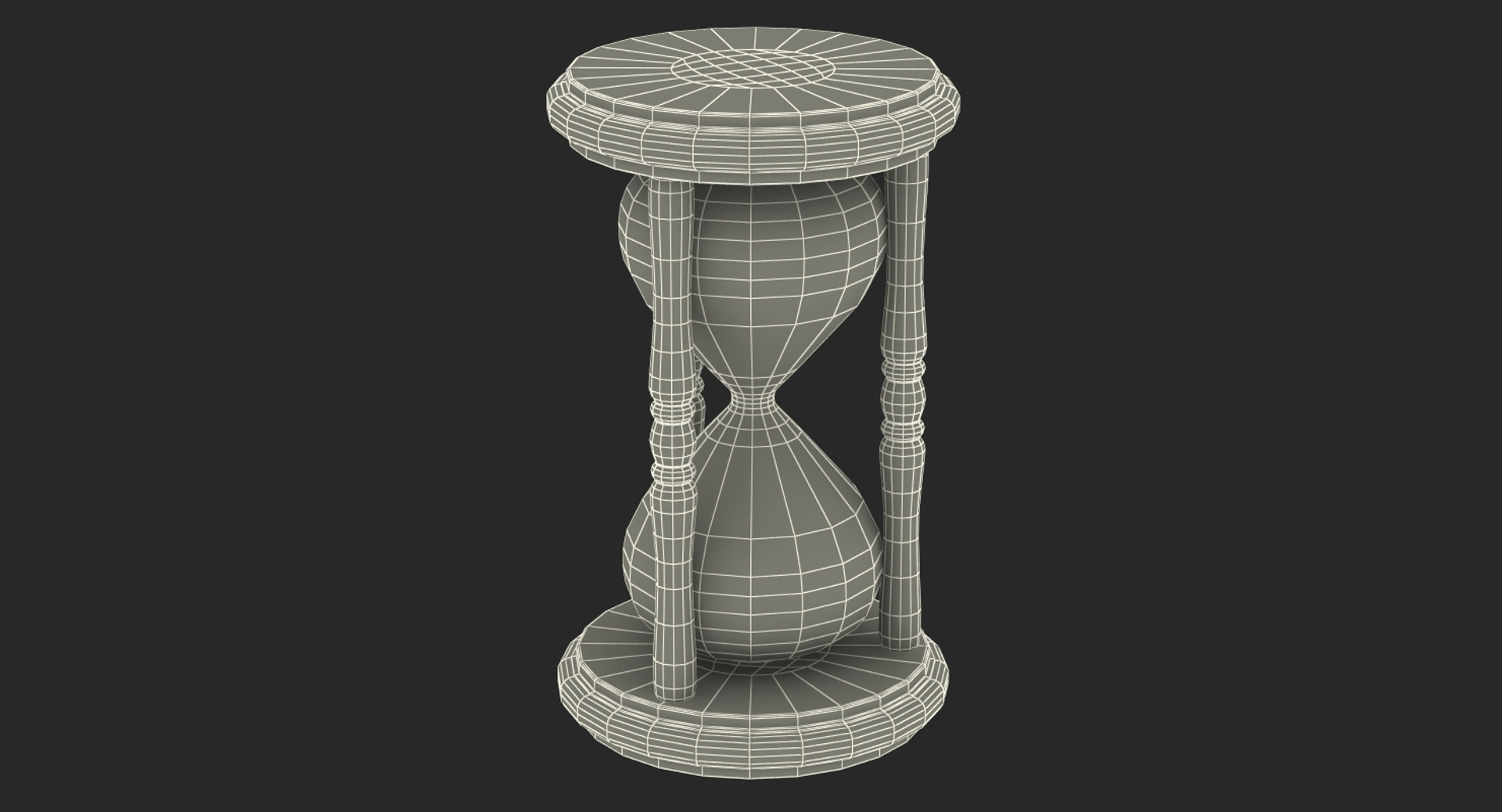 Wood Hourglass Timer Time 3D Model - TurboSquid 1297427