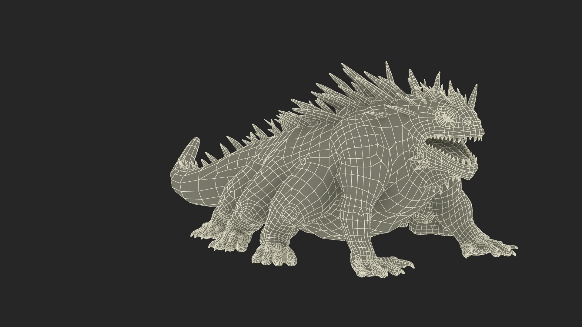 3D Basilisk In Attack Pose - TurboSquid 2225240
