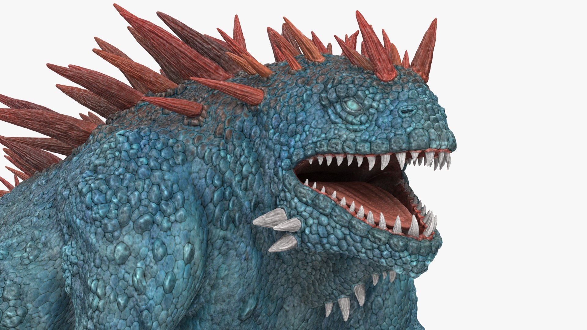 3D Basilisk In Attack Pose - TurboSquid 2225240