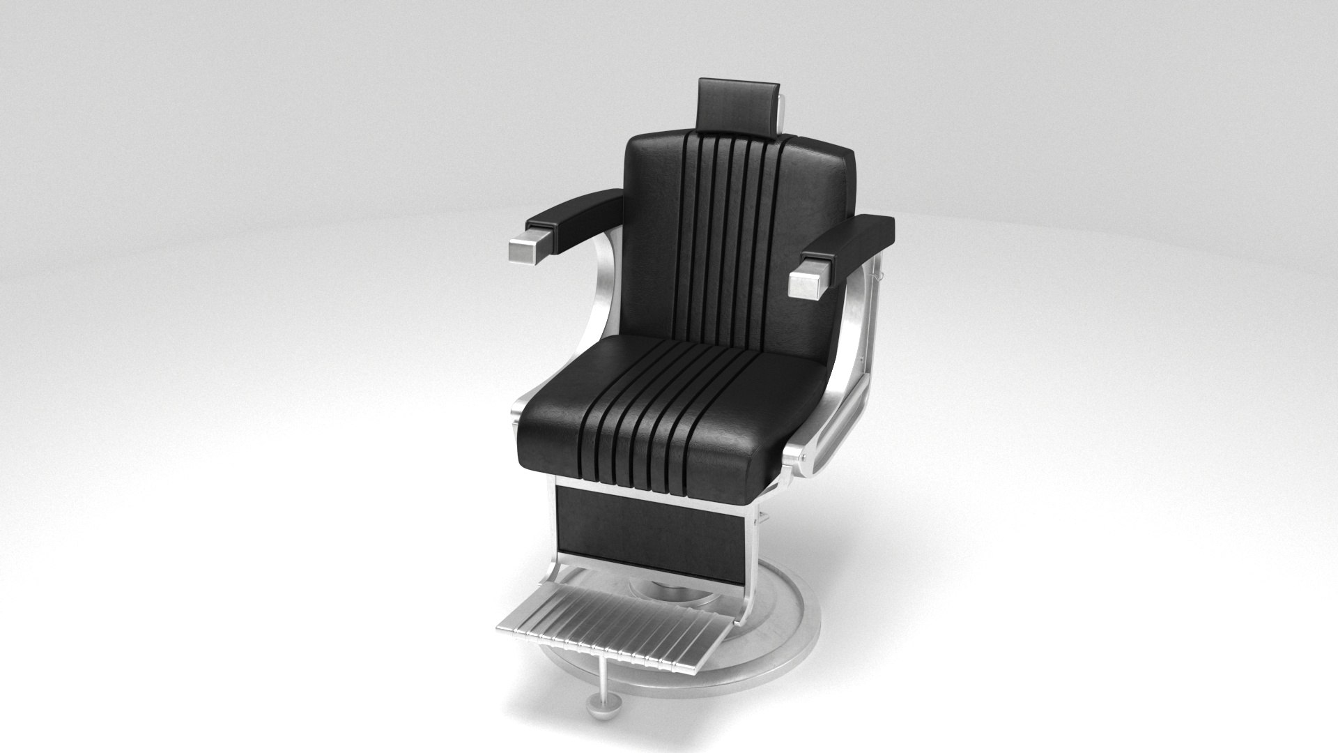 Barber chair model - TurboSquid 1667187