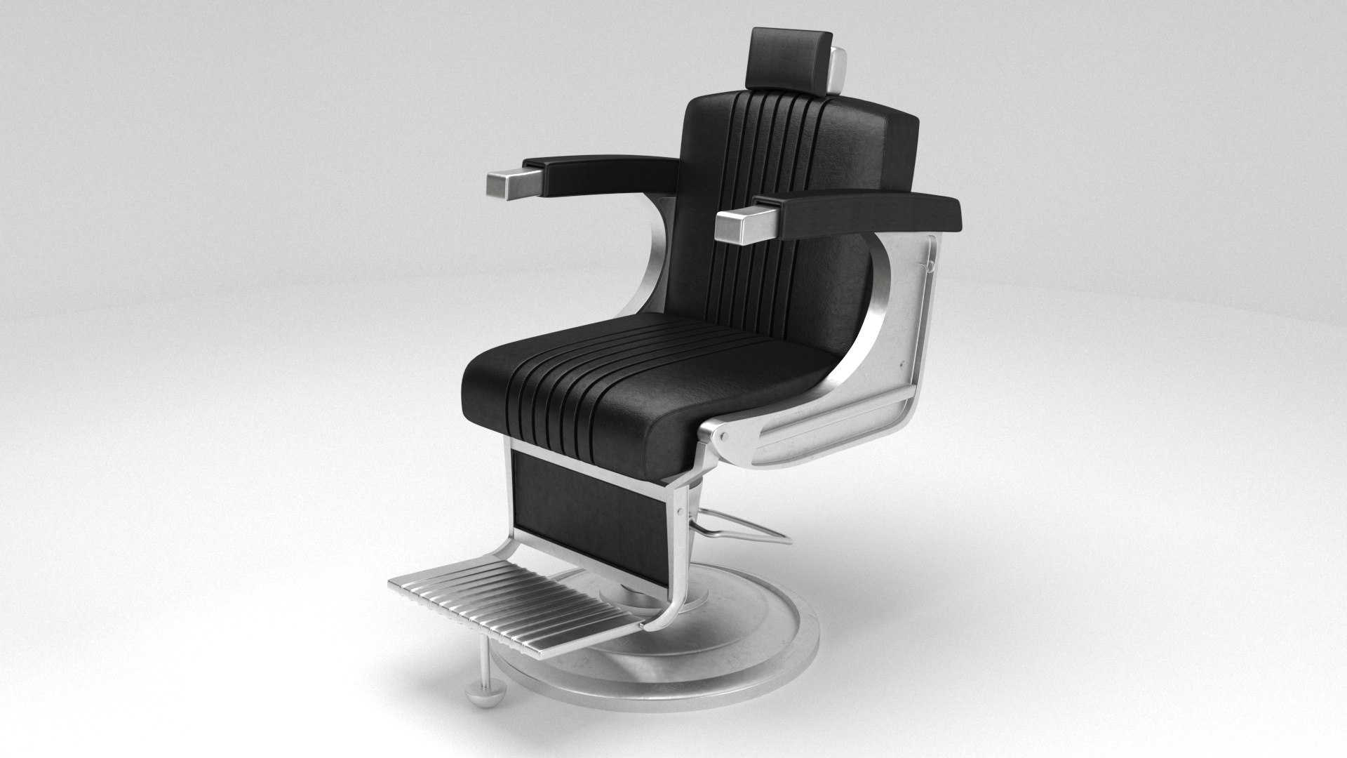 Barber chair model - TurboSquid 1667187