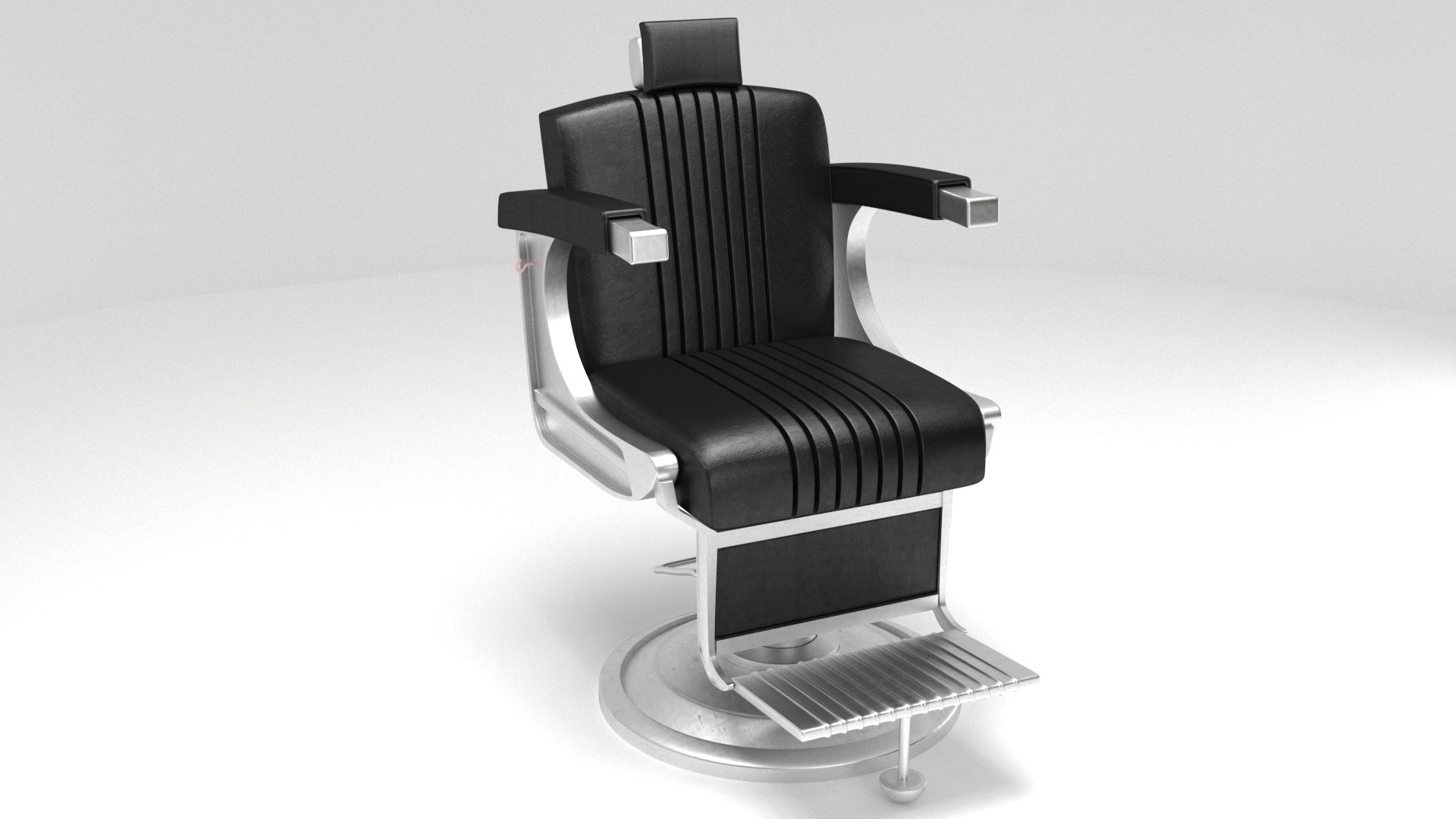 Barber chair model - TurboSquid 1667187