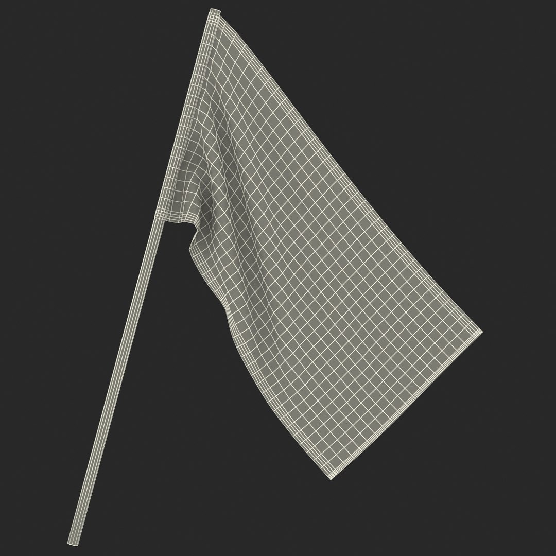 Germany Flag Modeled 3d Model