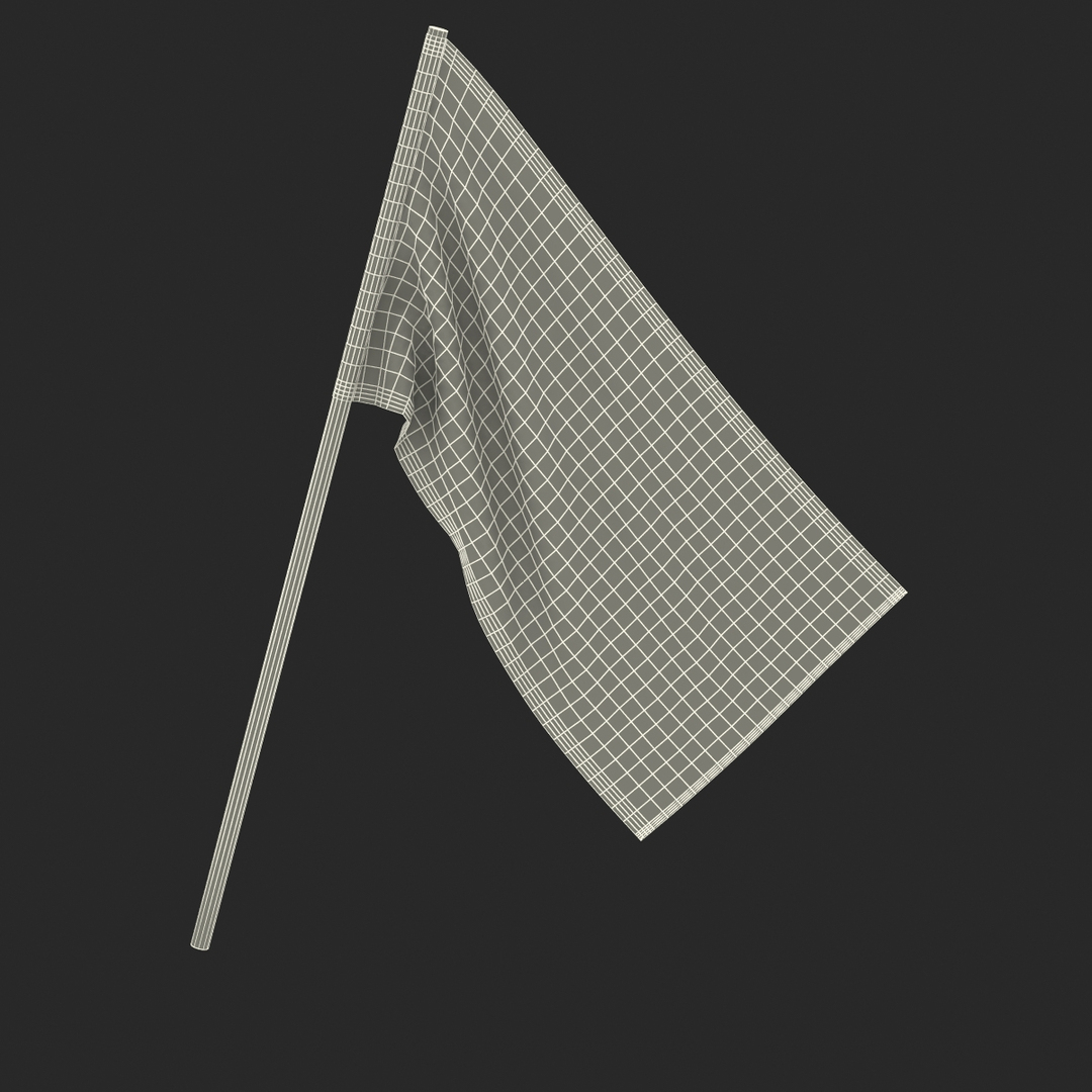 Germany Flag Modeled 3d Model