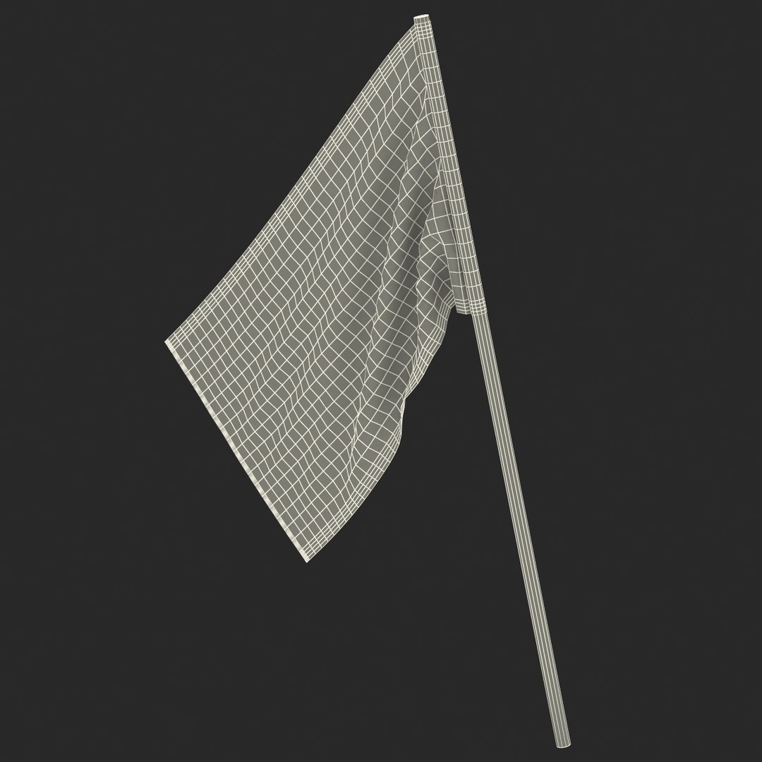 Germany Flag Modeled 3d Model