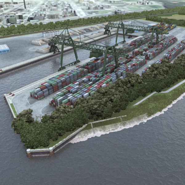 Port Terminal 3D Models for Download | TurboSquid