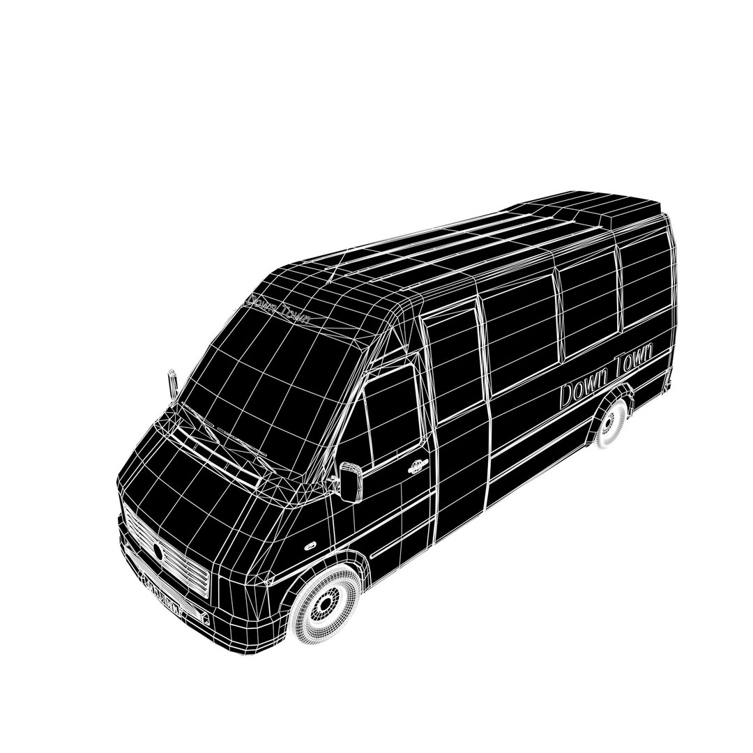 Minibus 3D Model - TurboSquid 2136779