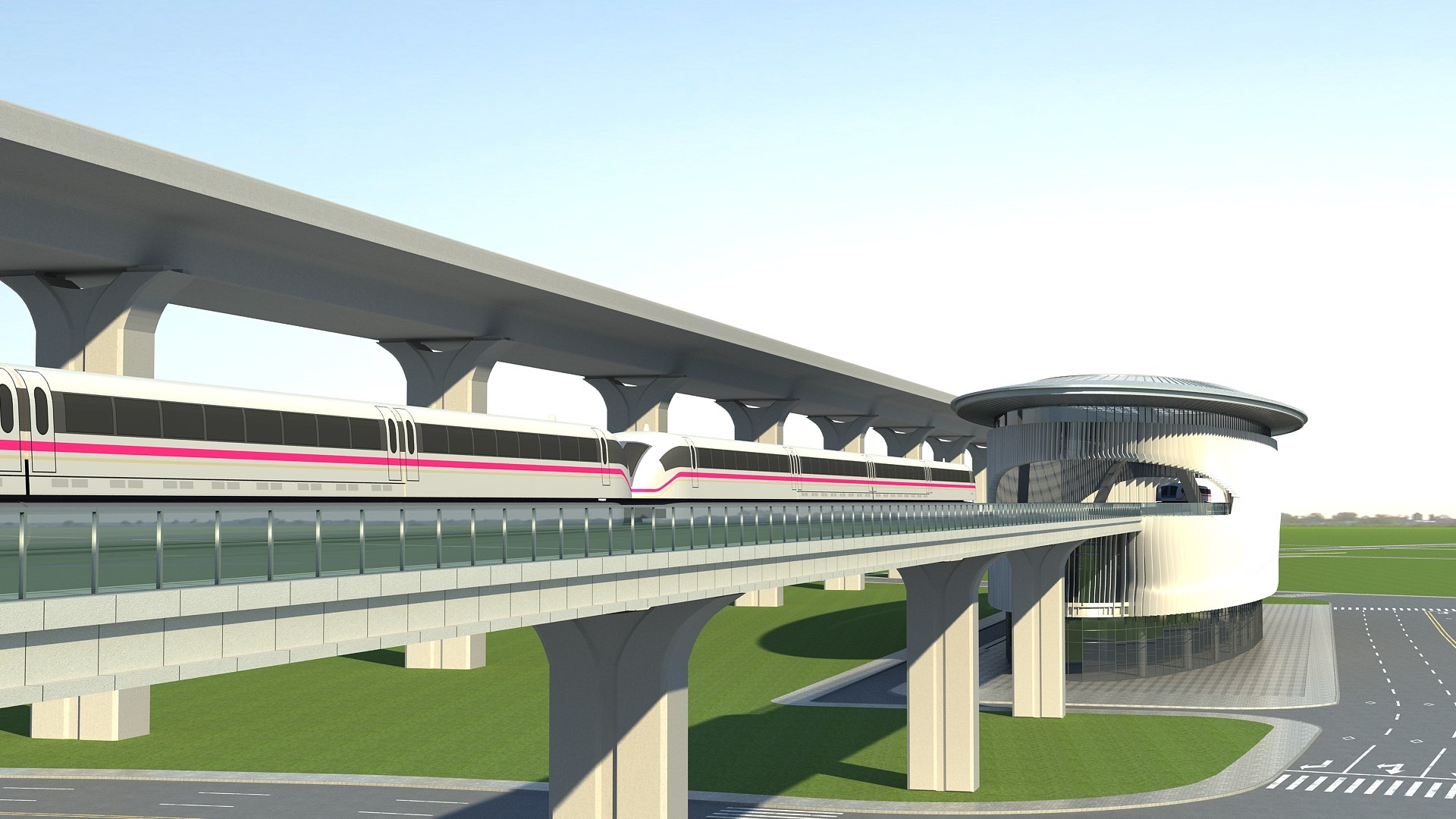 Light Rail Station Collection 01 Model - TurboSquid 1985523