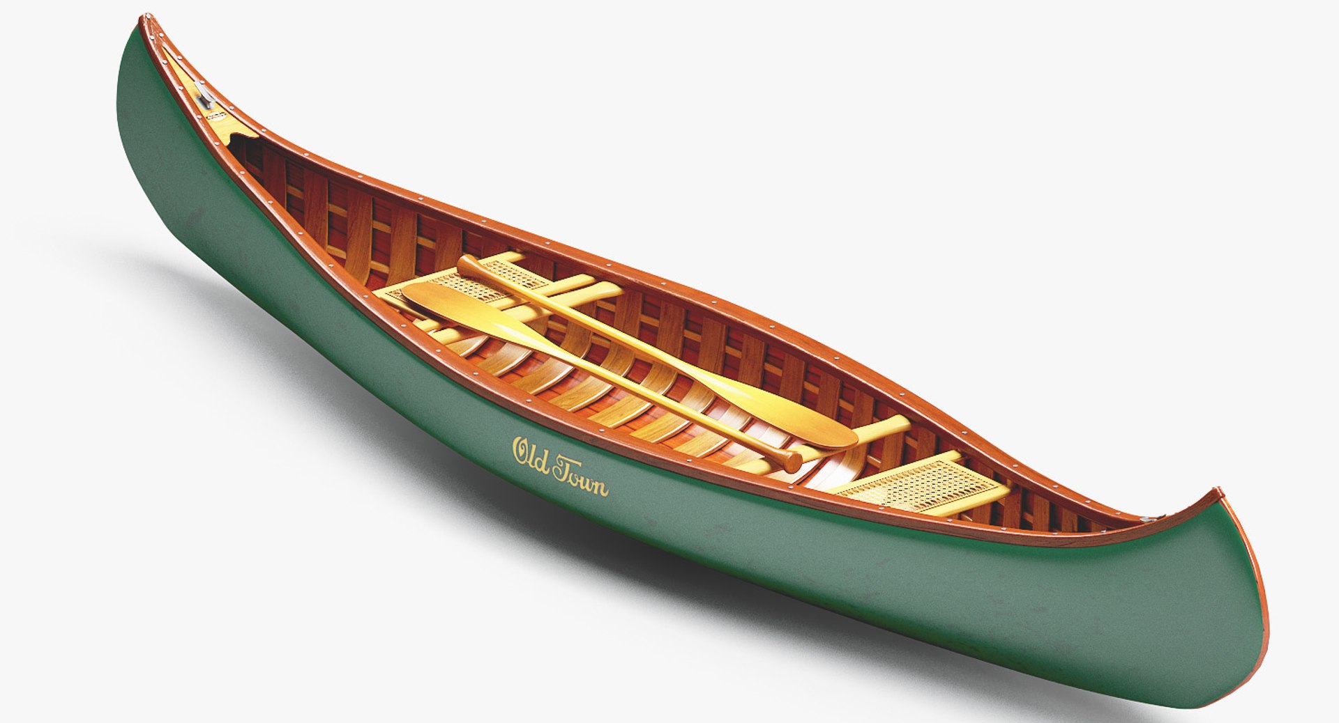 Classic Old Canoe Model - TurboSquid 1316255