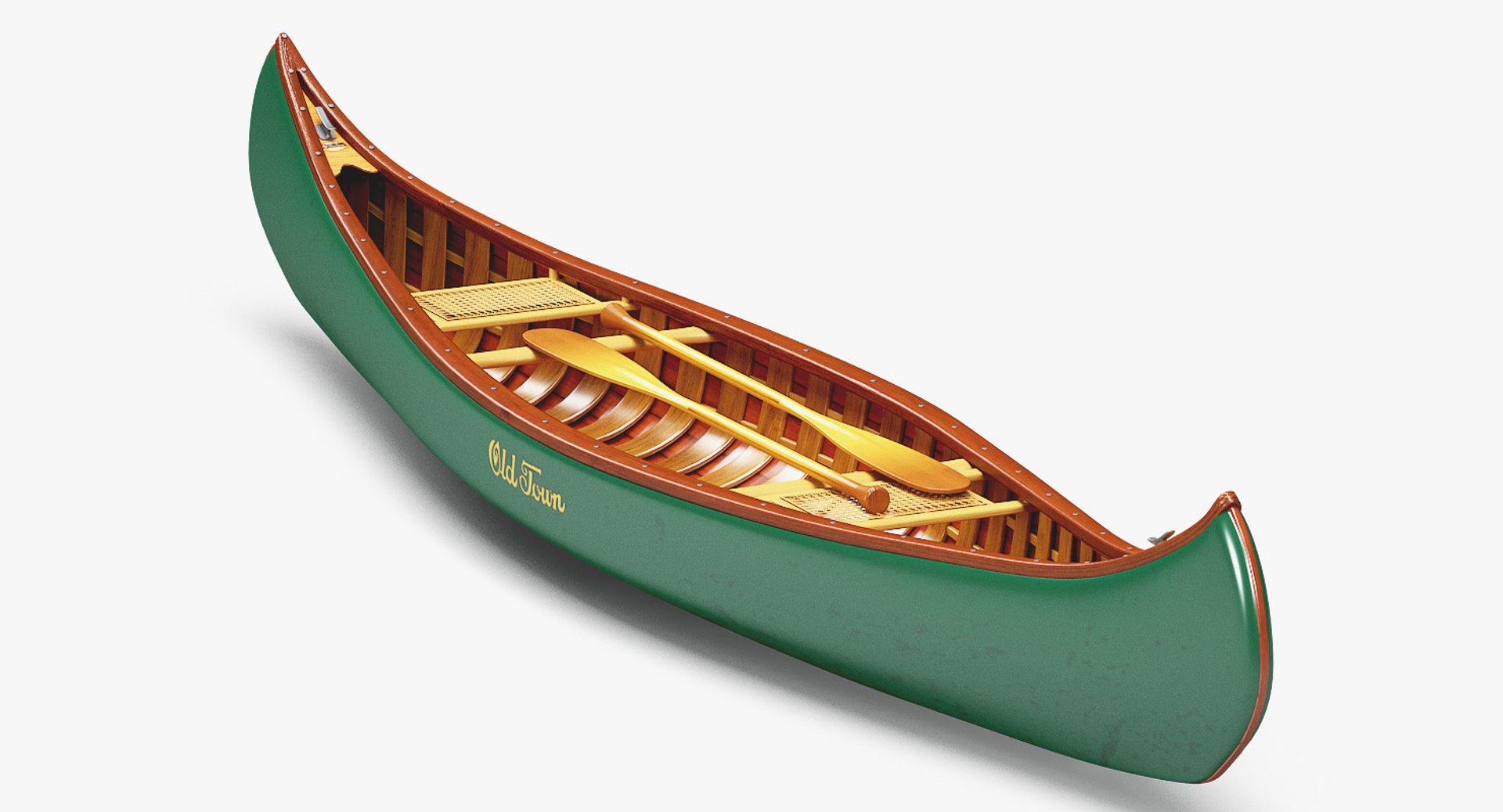 Classic Old Canoe Model - TurboSquid 1316255