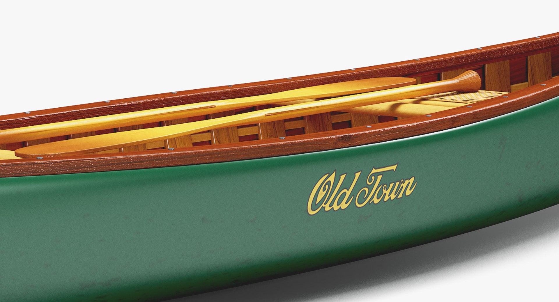 Classic Old Canoe Model - TurboSquid 1316255
