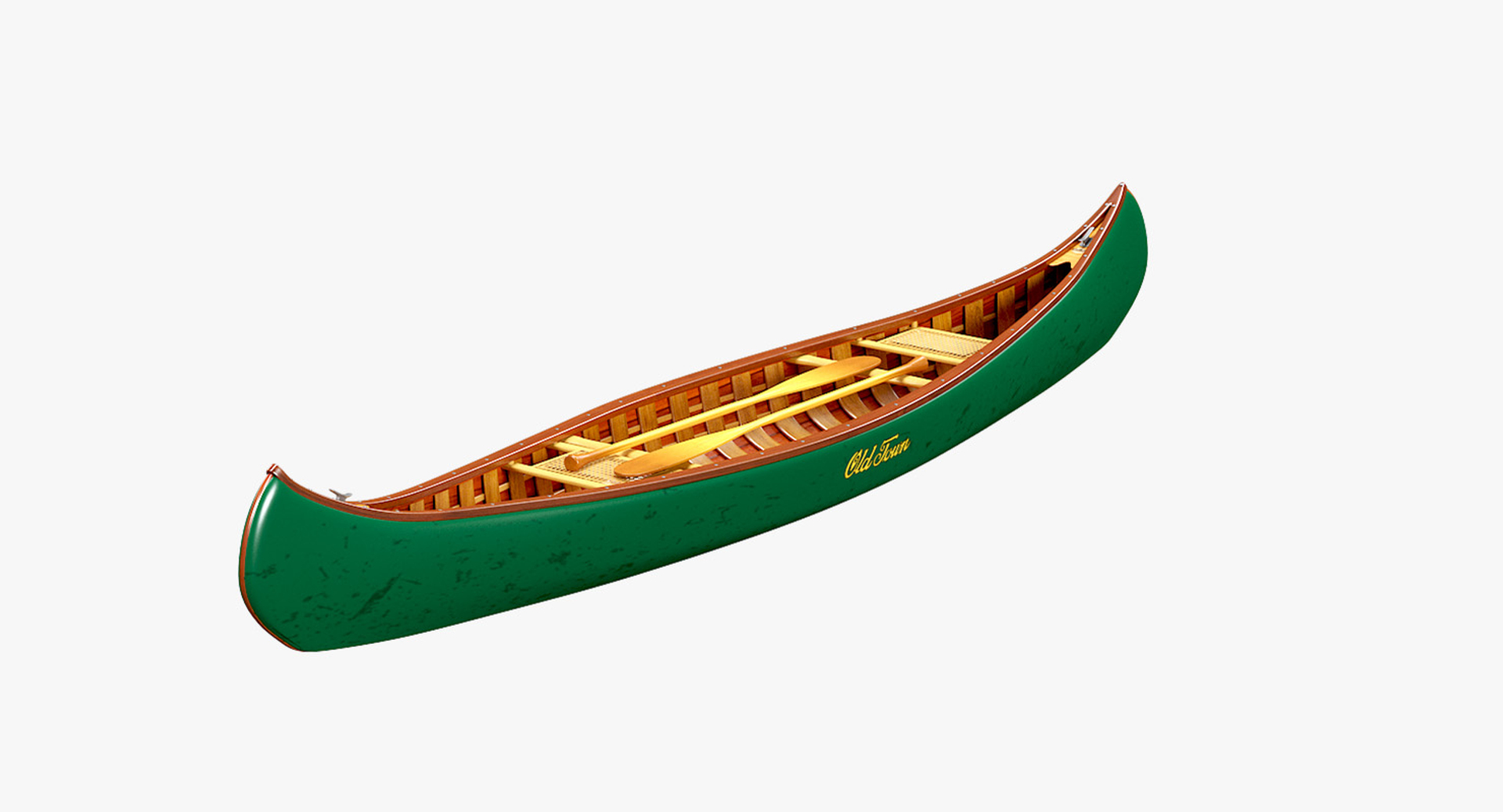 Classic Old Canoe Model - TurboSquid 1316255