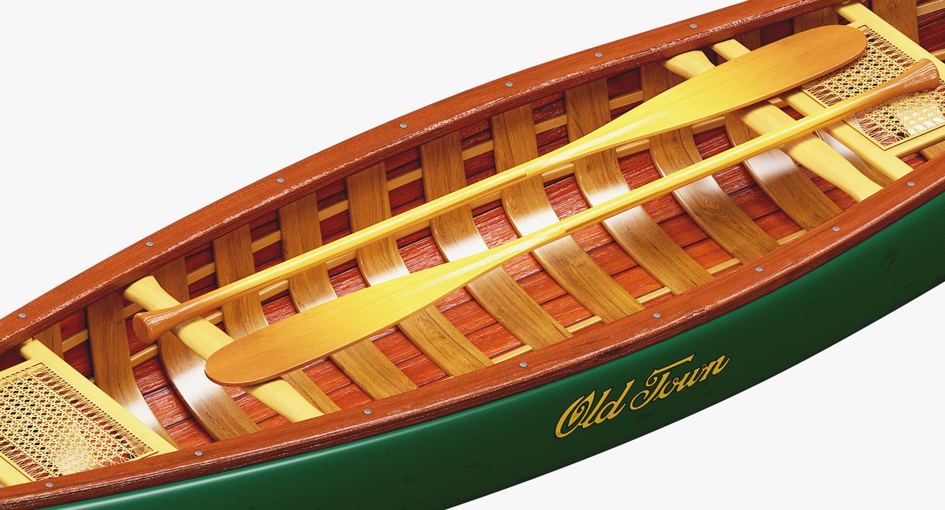 Classic Old Canoe Model - TurboSquid 1316255
