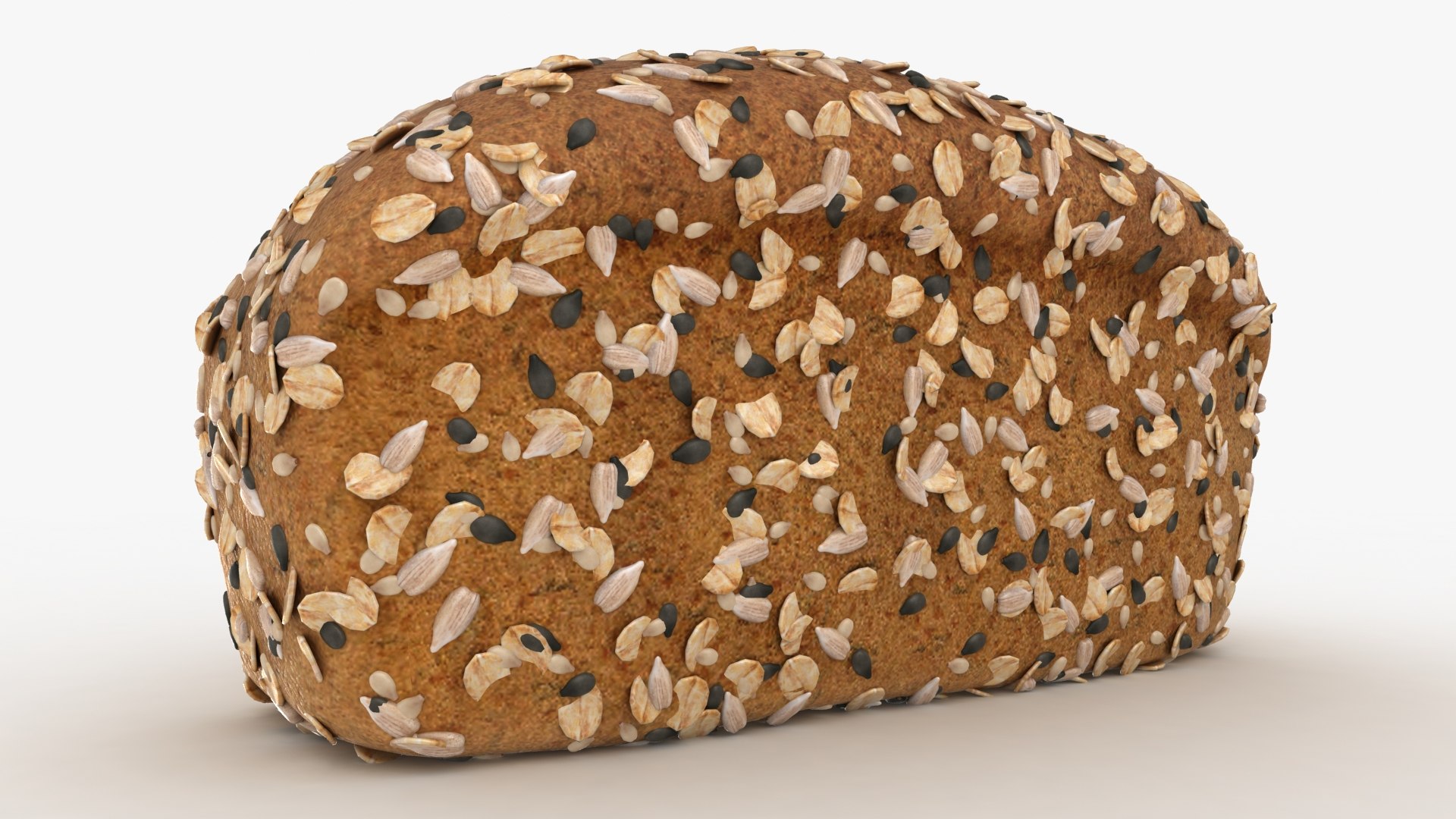 Realistic Multigrain Bread 3D Model - TurboSquid 1449713
