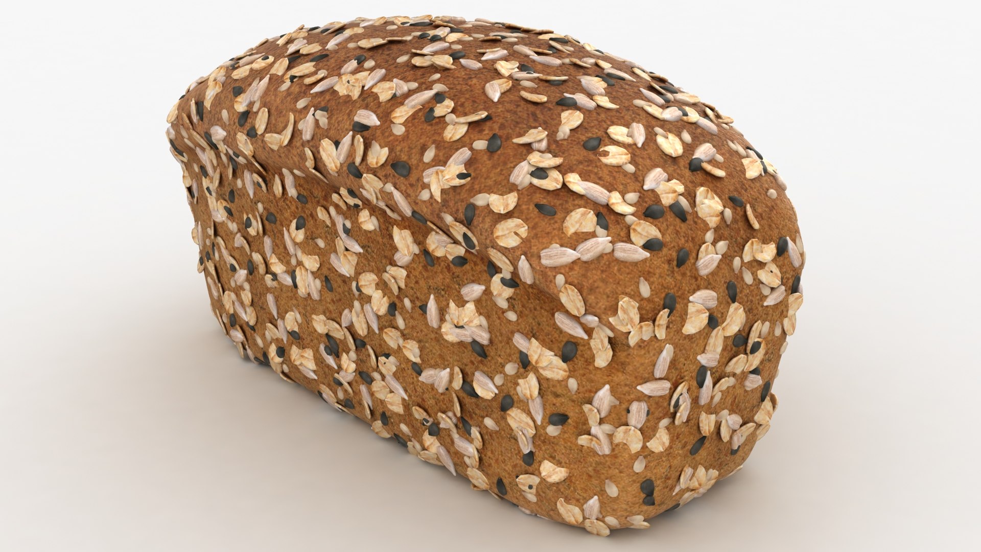 Realistic Multigrain Bread 3D Model - TurboSquid 1449713