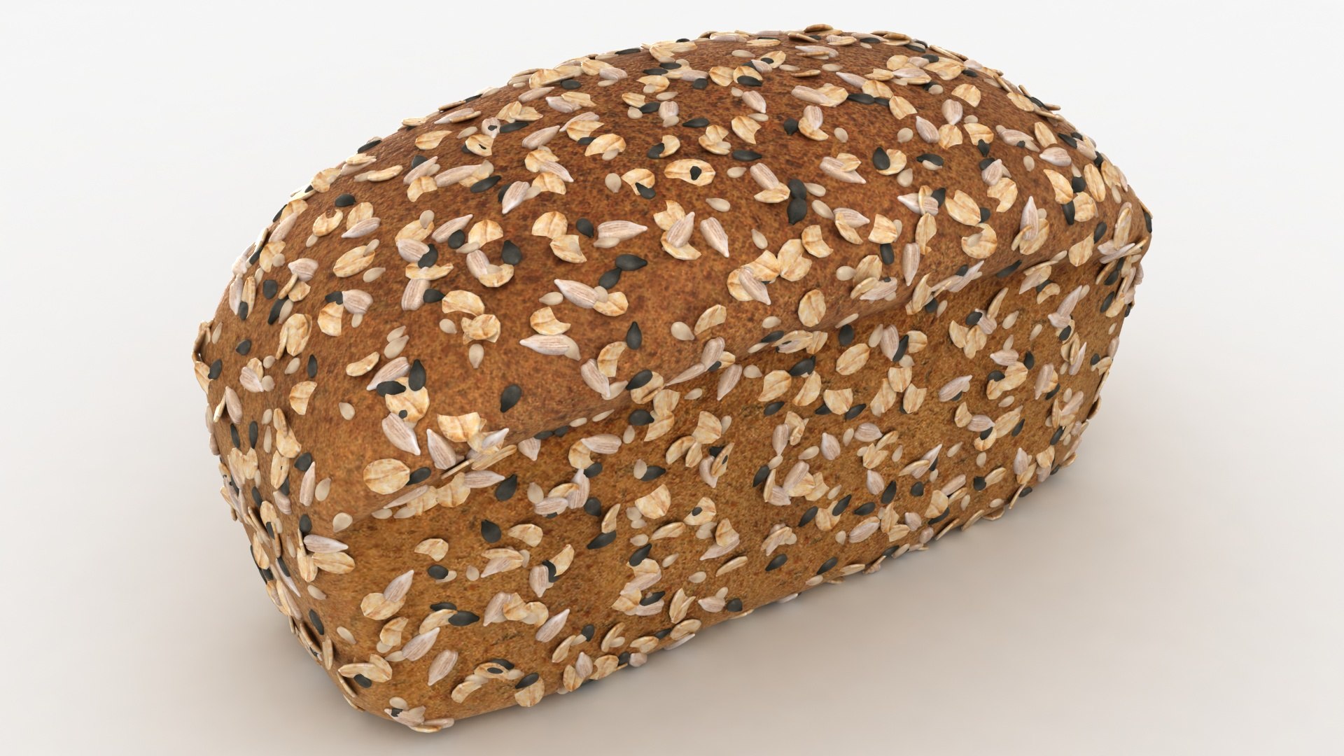Realistic Multigrain Bread 3D Model - TurboSquid 1449713