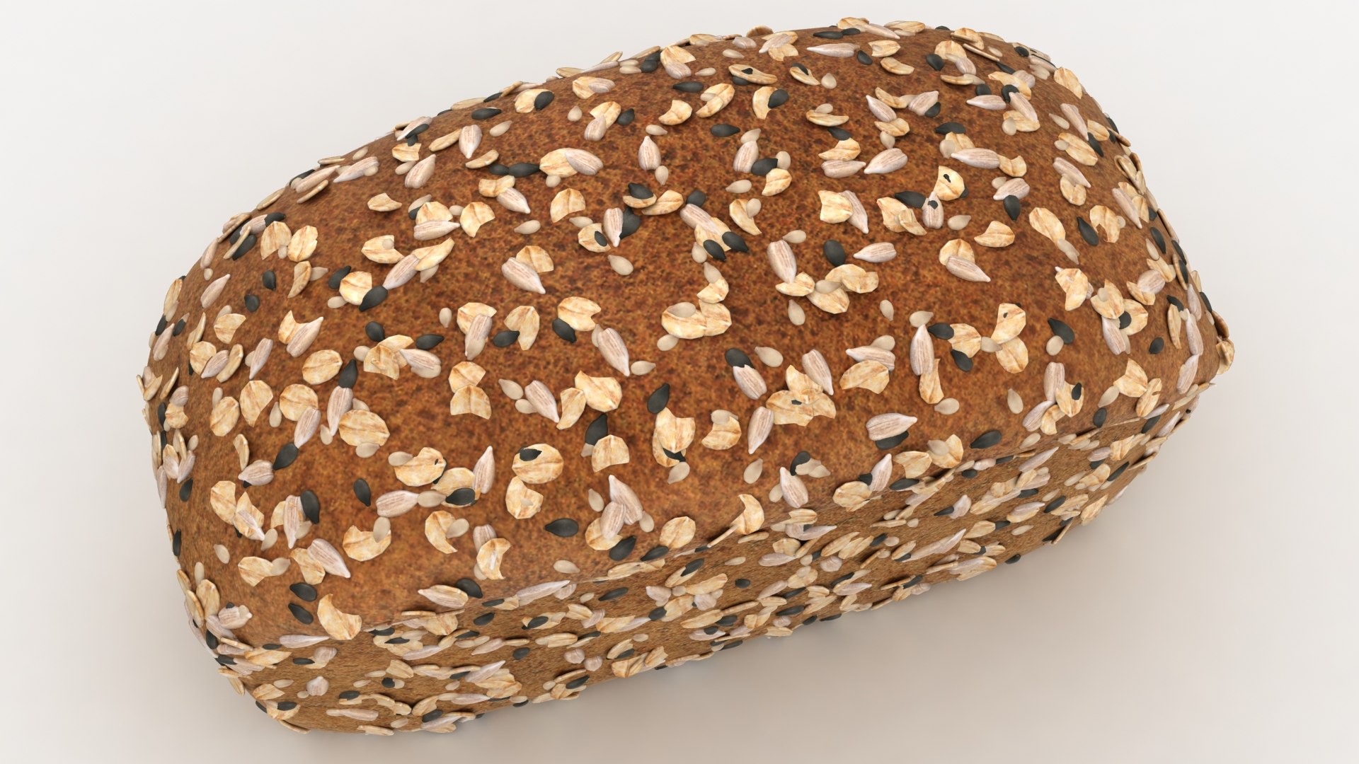 Realistic Multigrain Bread 3D Model - TurboSquid 1449713