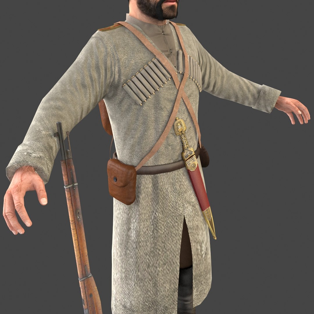 Cossack Soldier 3D Model - TurboSquid 1459572