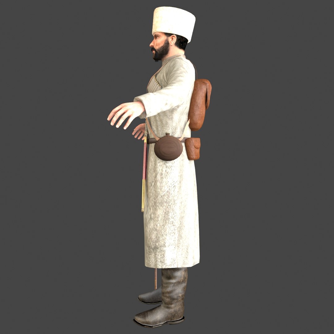 Cossack Soldier 3D Model - TurboSquid 1459572