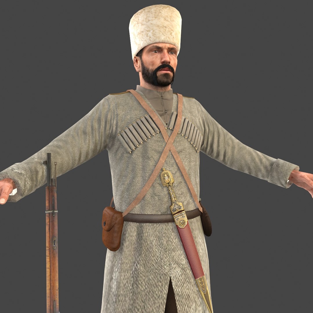 Cossack Soldier 3D Model - TurboSquid 1459572