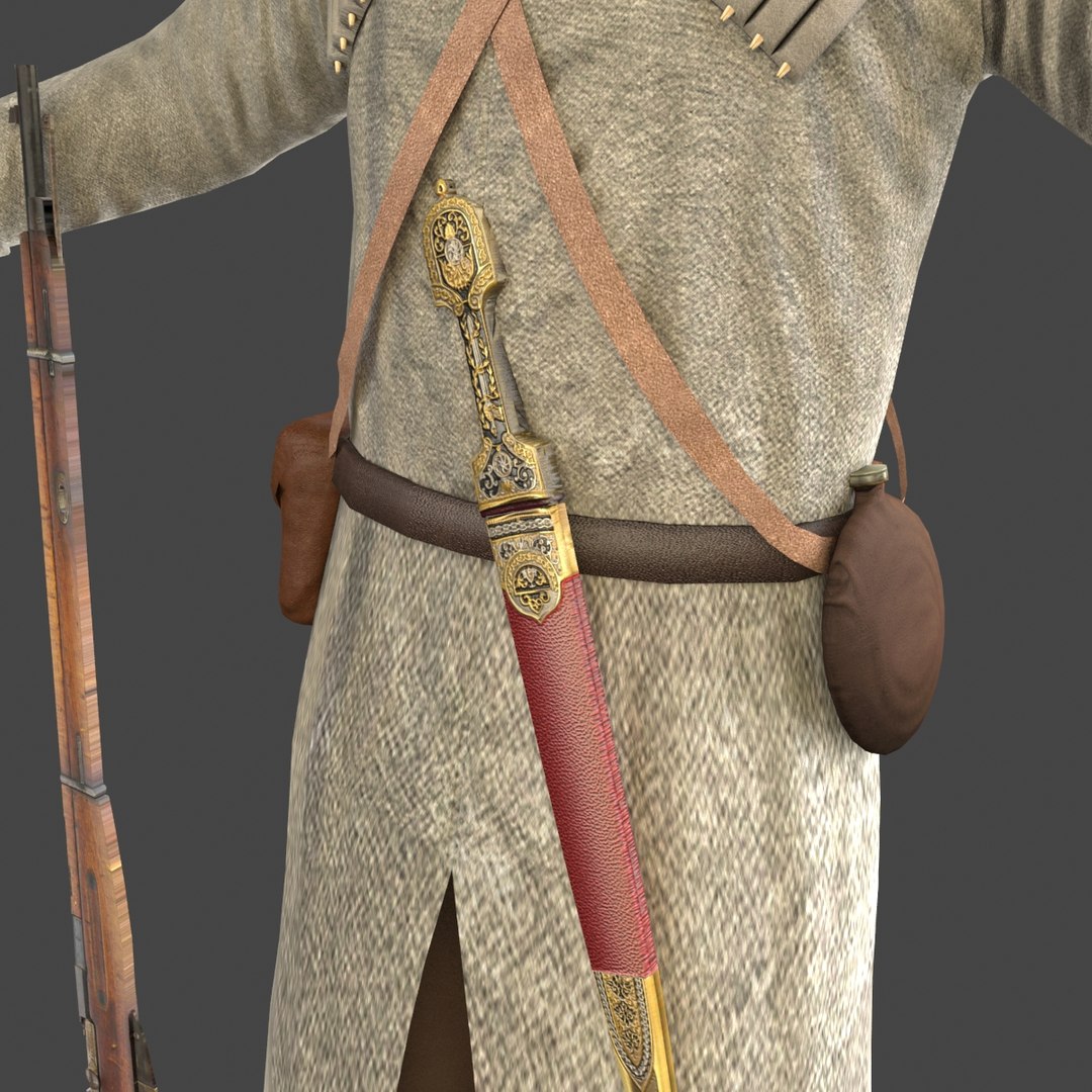 Cossack Soldier 3D Model - TurboSquid 1459572