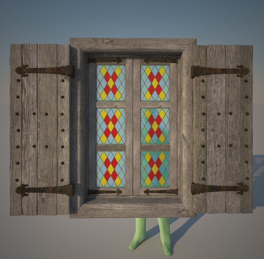 3D Model Medieval Window - TurboSquid 1641858