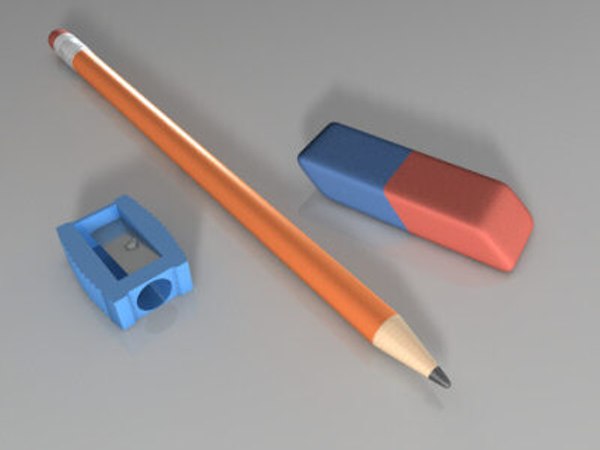 3d office tool pencil sharpener