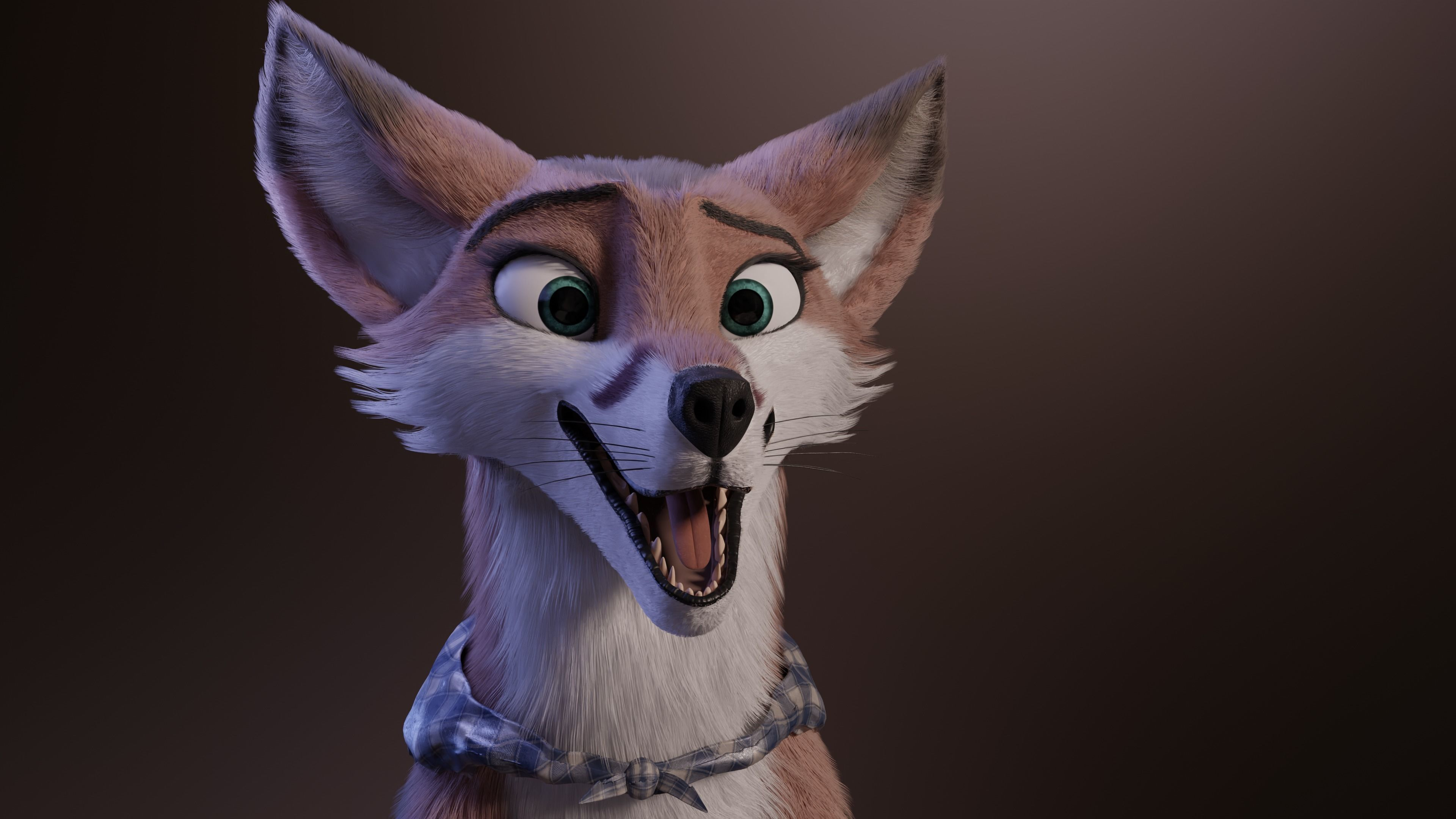 Lilly The Fox 3D model - TurboSquid 1757562