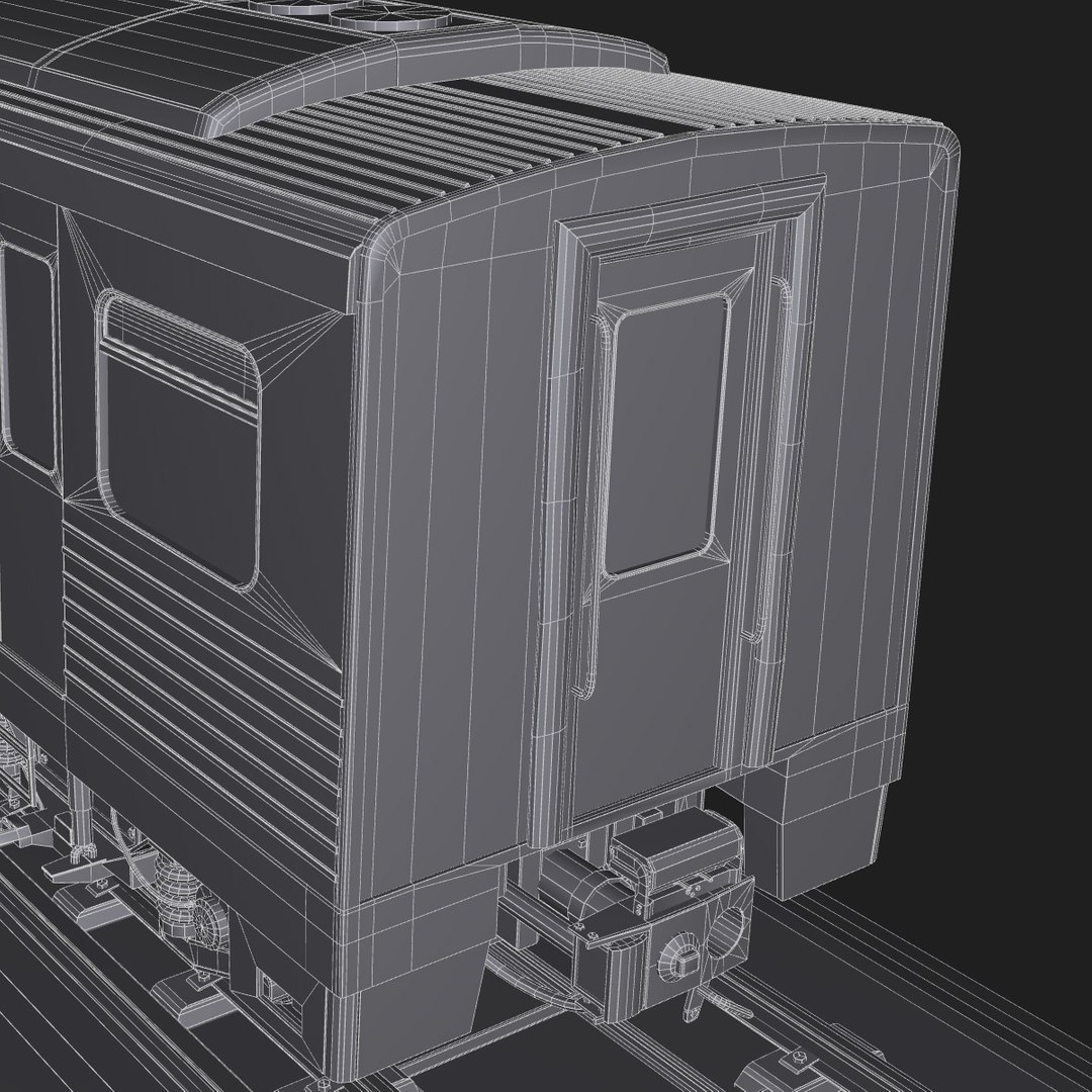 Train Wagon - 3d Obj