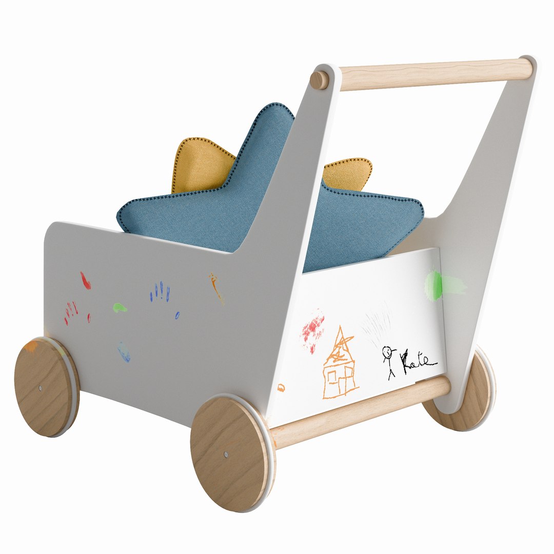3D Baby Trolley - TurboSquid 1946145