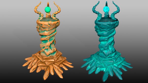 3D Stylized Low-Poly Fantasy Tower - TurboSquid 1918374