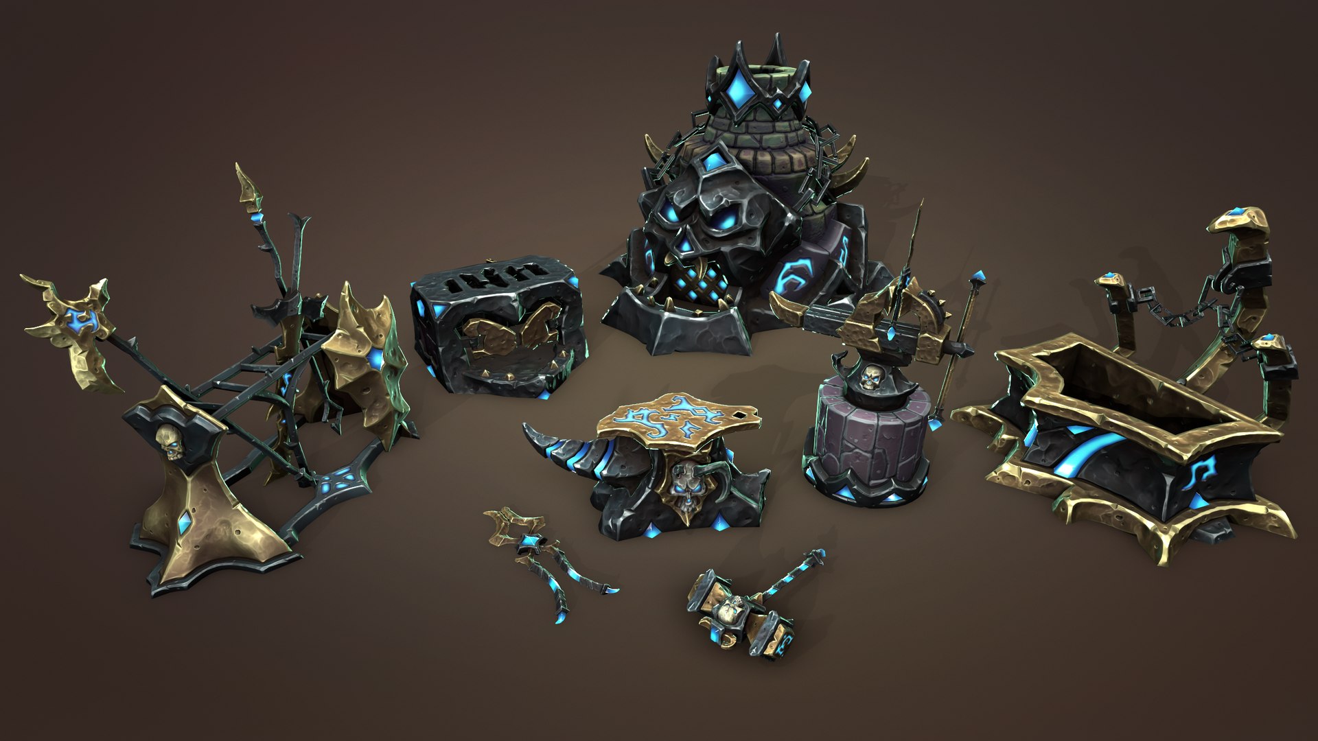 Undead Forge Collection 3D Model - TurboSquid 2073699