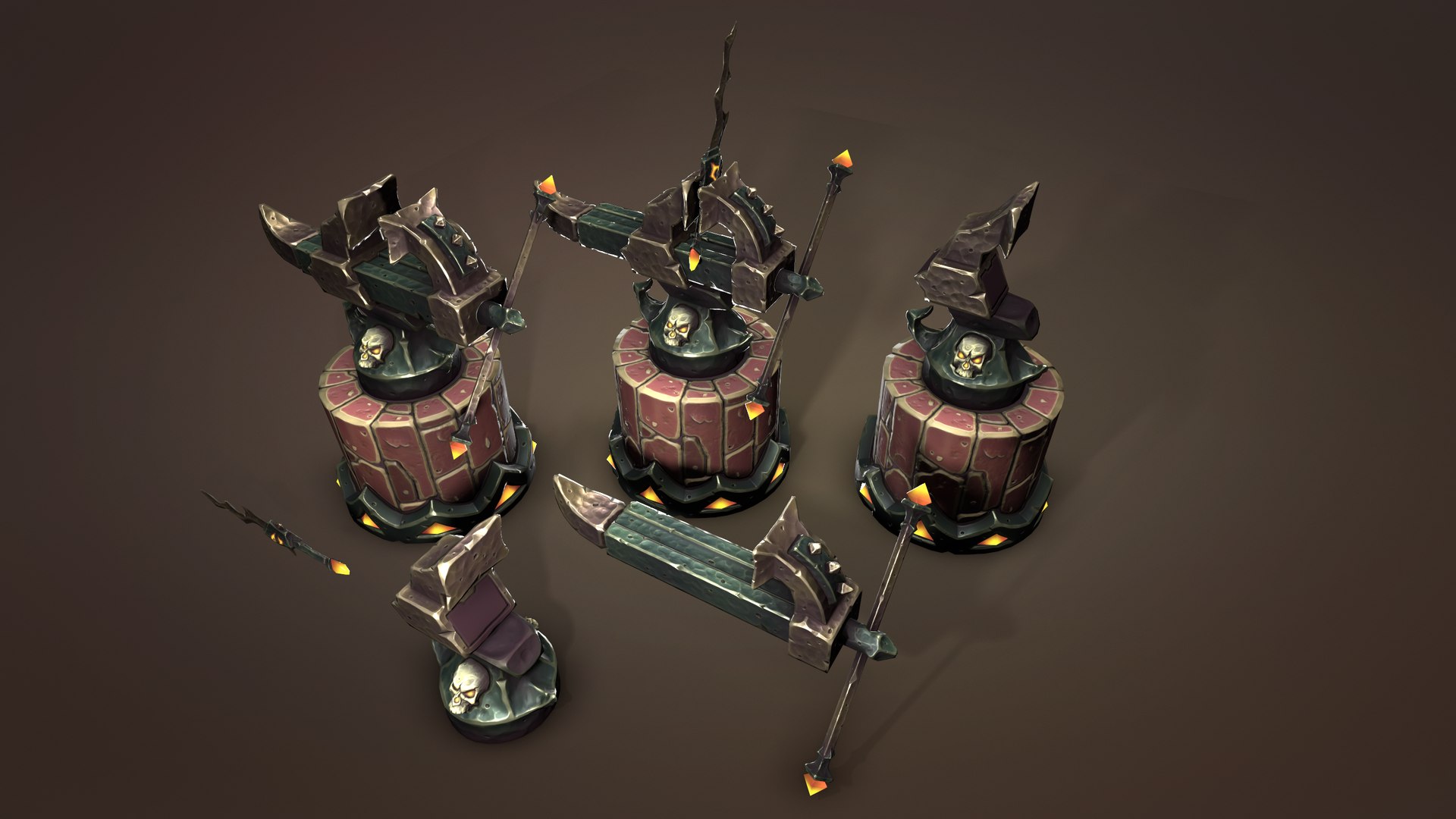 Undead Forge Collection 3D Model - TurboSquid 2073699