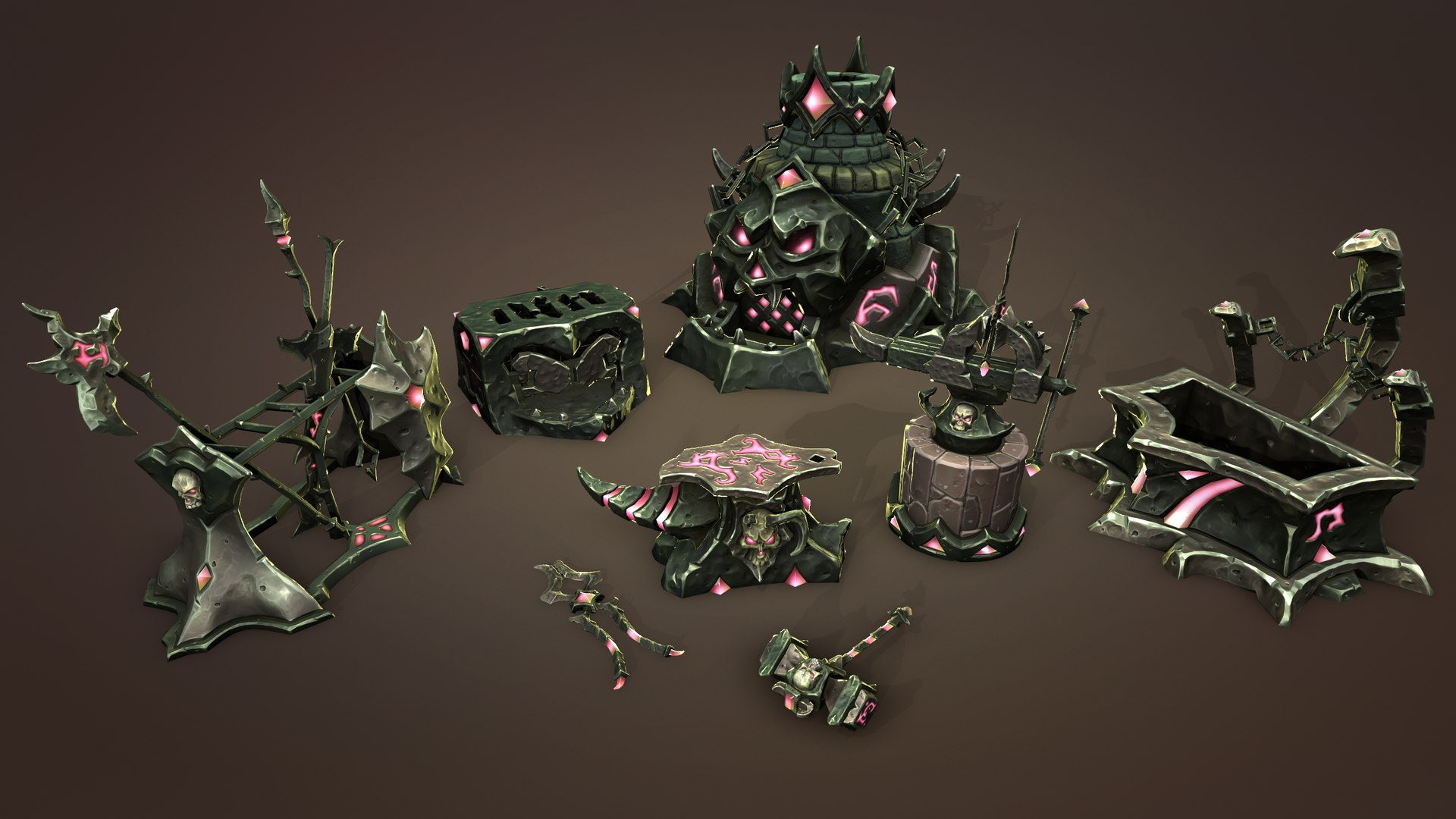 Undead Forge Collection 3D Model - TurboSquid 2073699