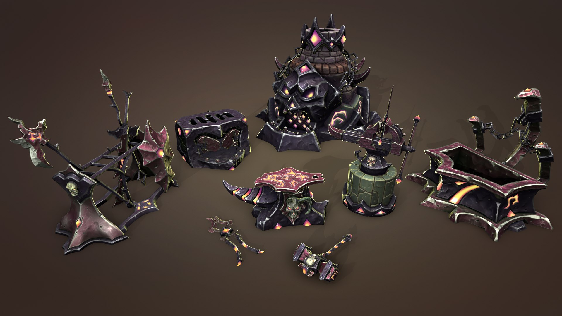 Undead Forge Collection 3D Model - TurboSquid 2073699
