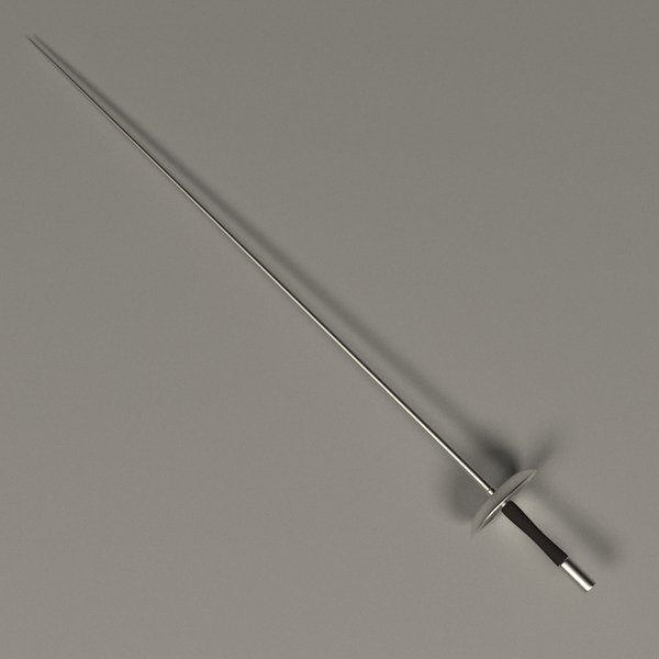 rapiers 3d model