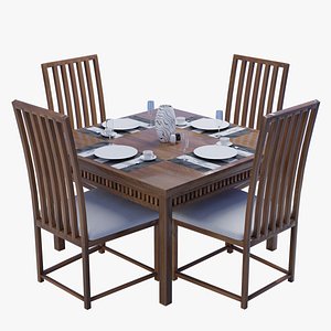 Dining Table 3D Models for Download | TurboSquid