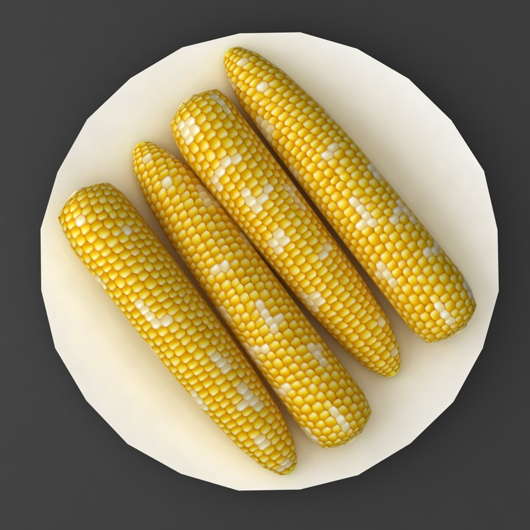 Corn Model - TurboSquid 1575350