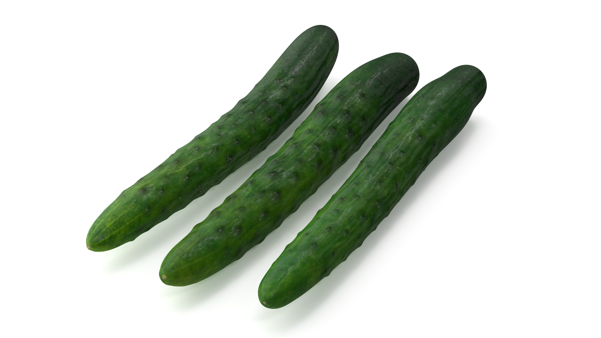 3D Japanese Cucumbers - TurboSquid 1981850