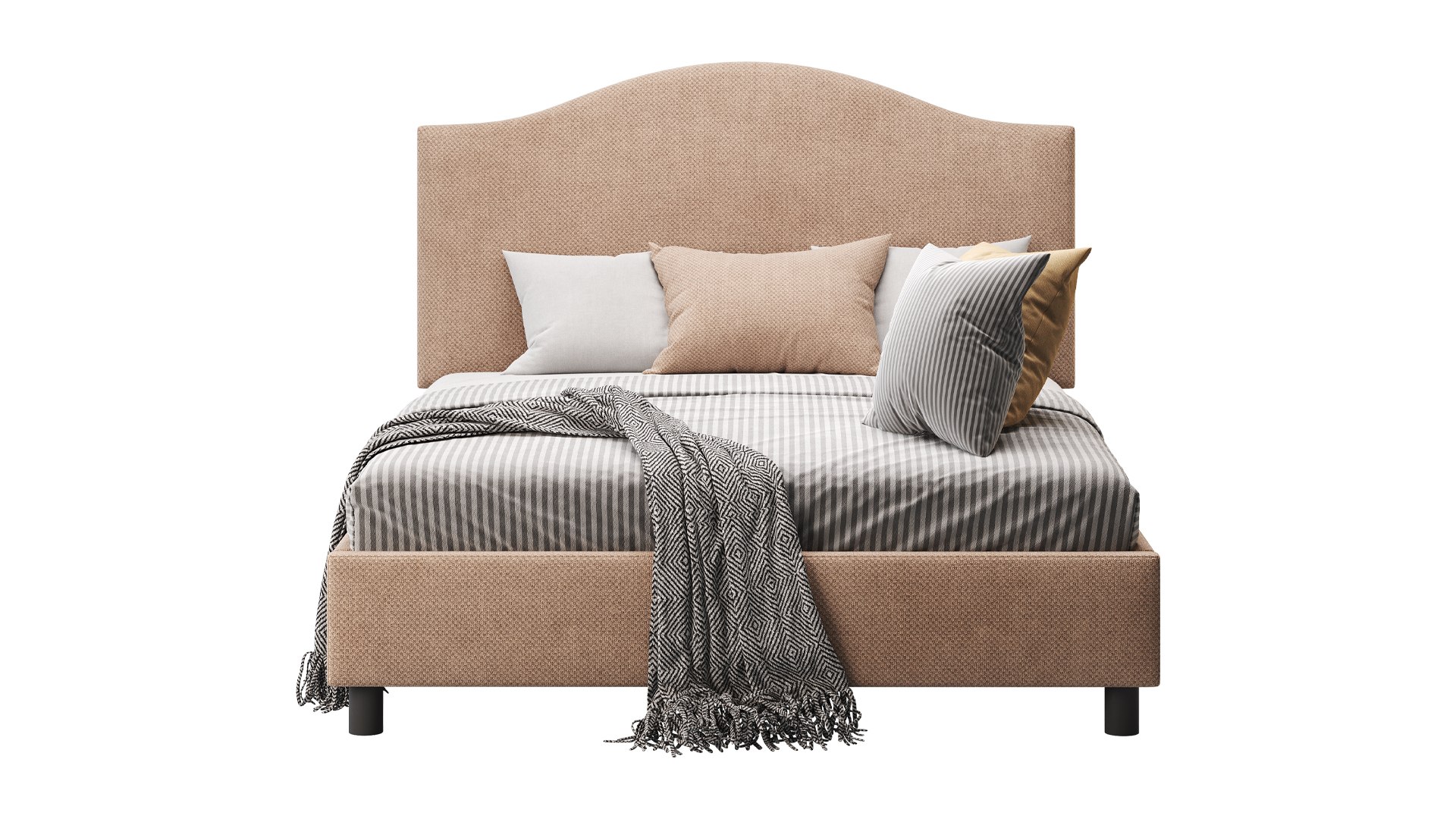 BED Libby Gray 3D Model - TurboSquid 2330547