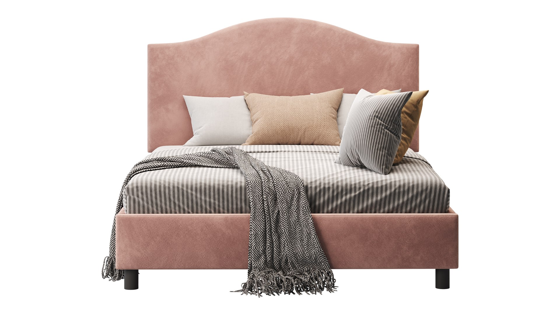 BED Libby Gray 3D Model - TurboSquid 2330547