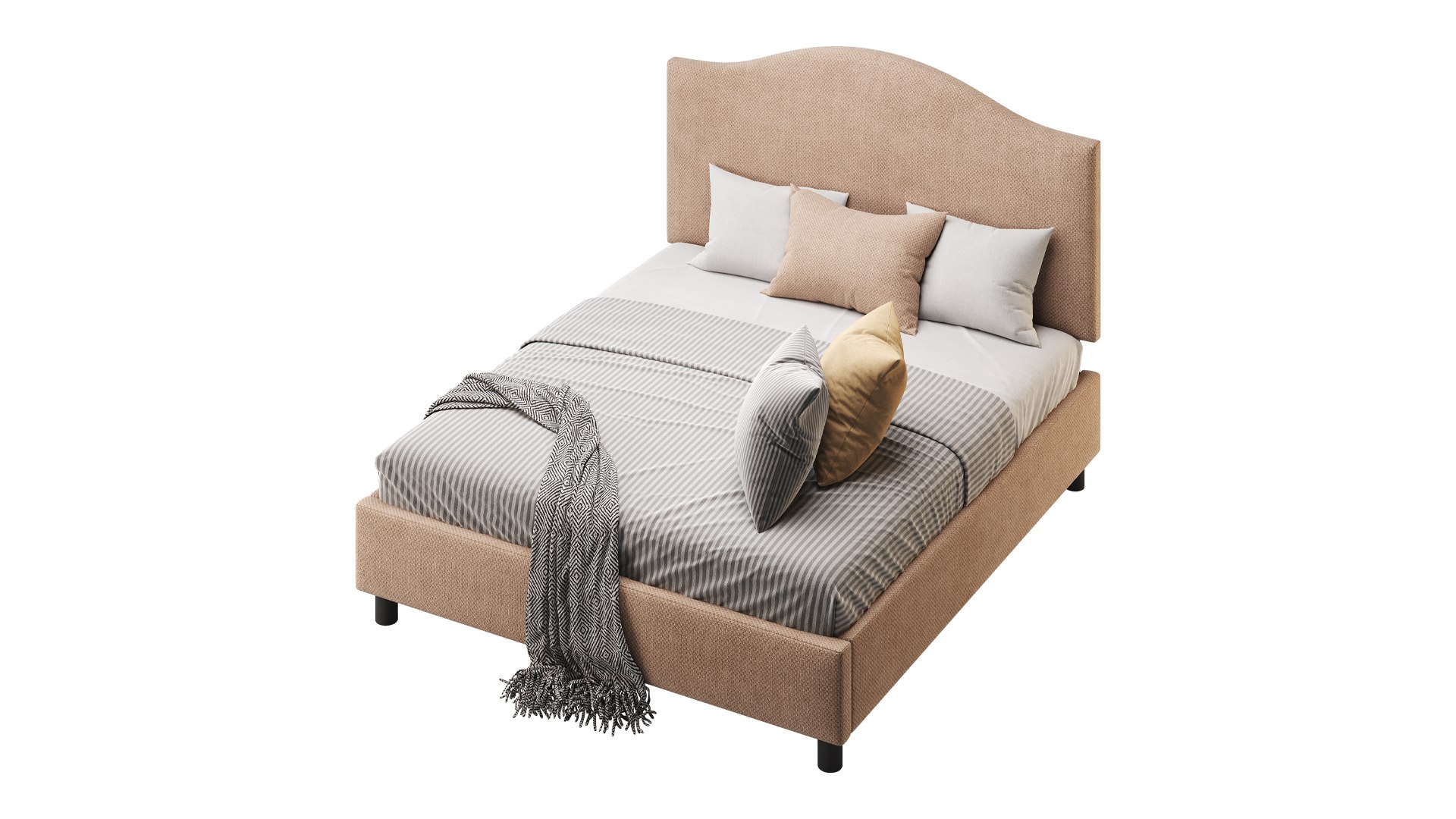 BED Libby Gray 3D Model - TurboSquid 2330547