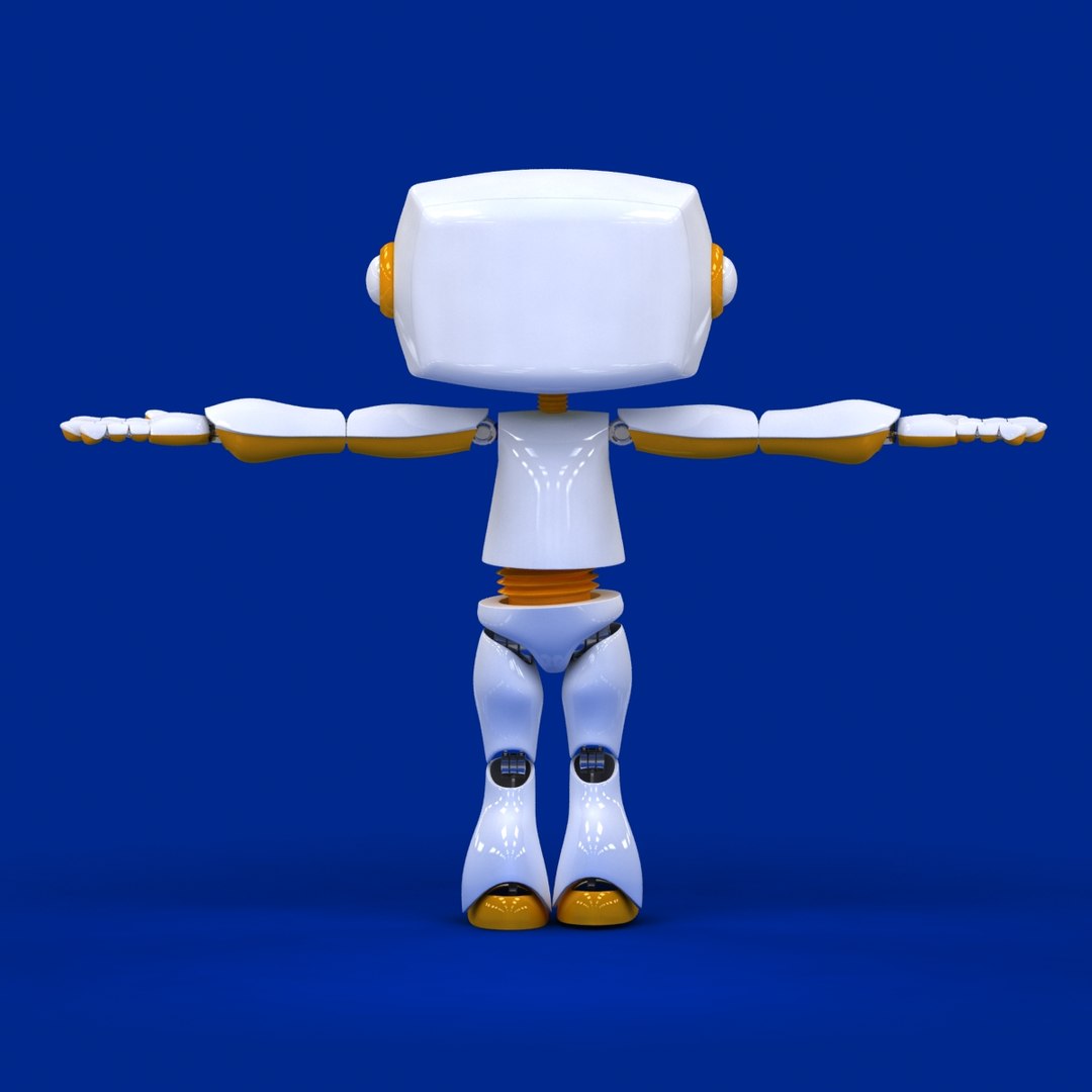 3d Droid Robot Biped