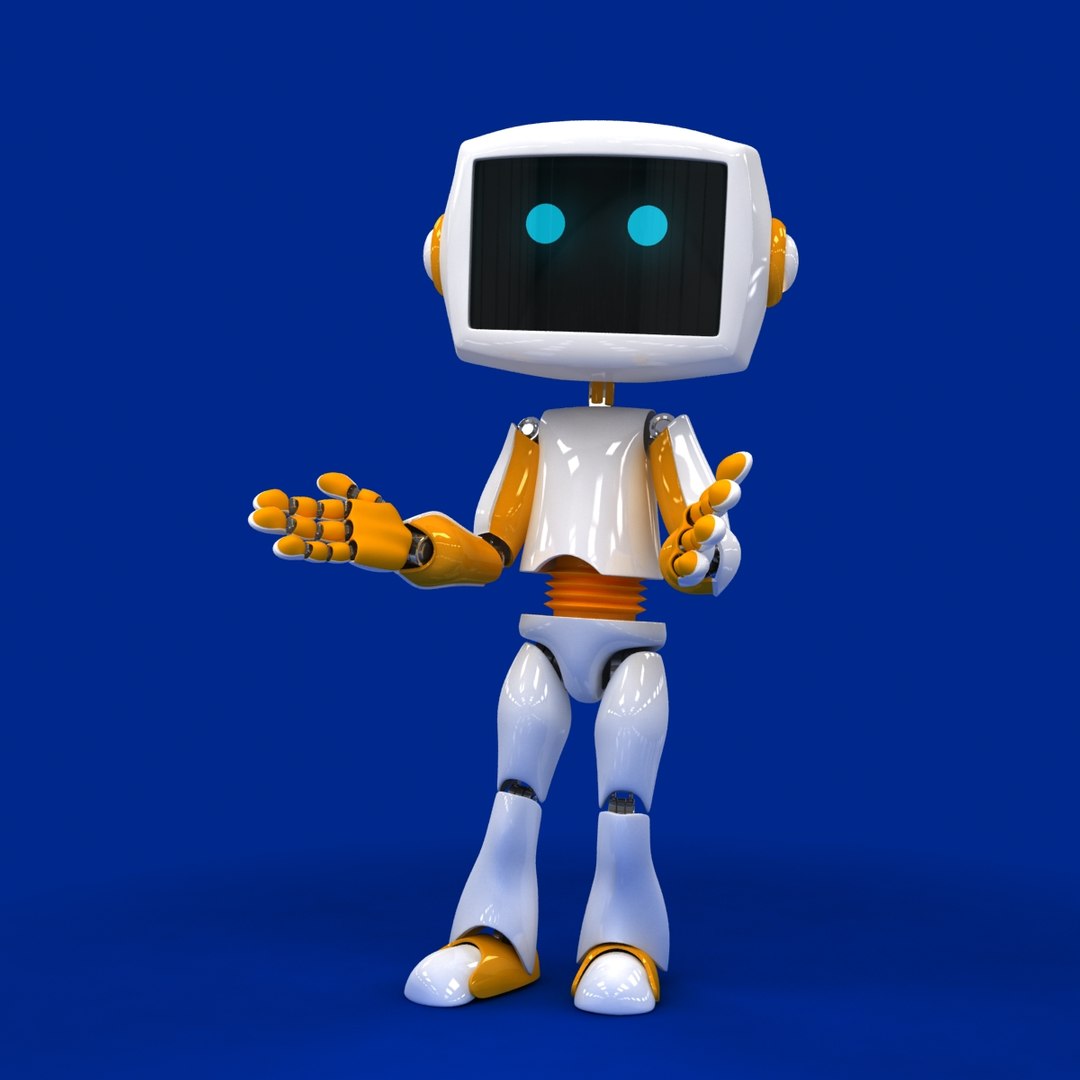3d Droid Robot Biped