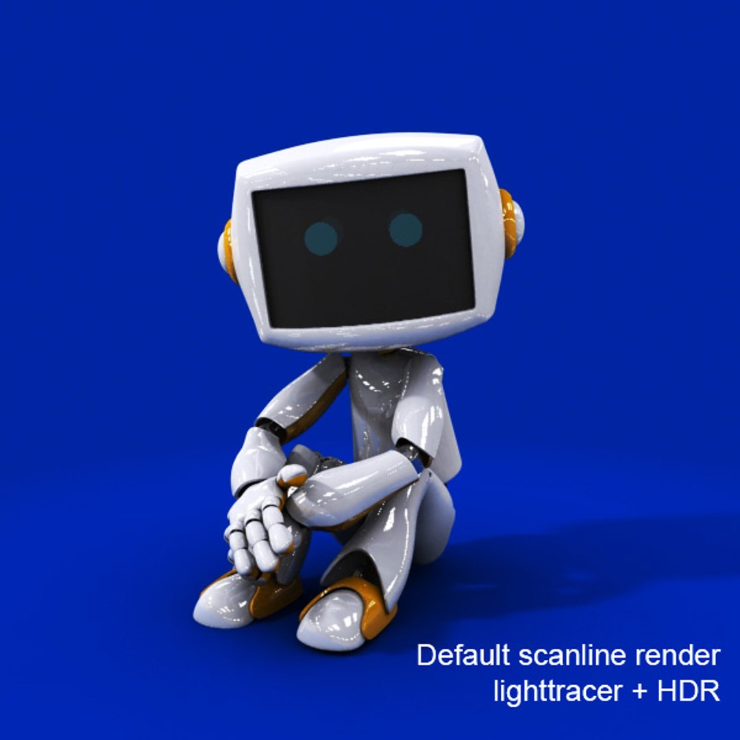 3d Droid Robot Biped