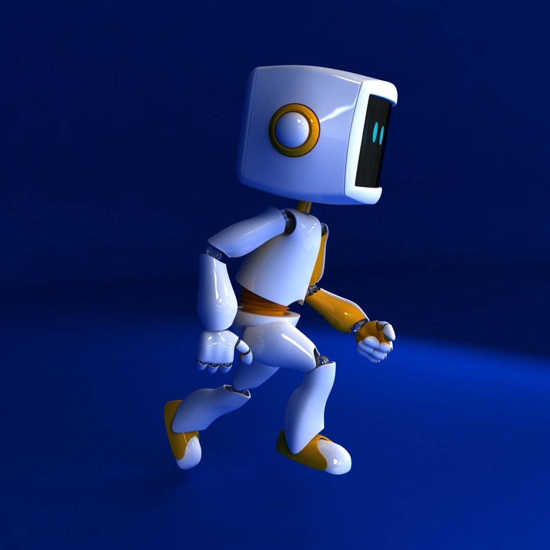 3d Droid Robot Biped
